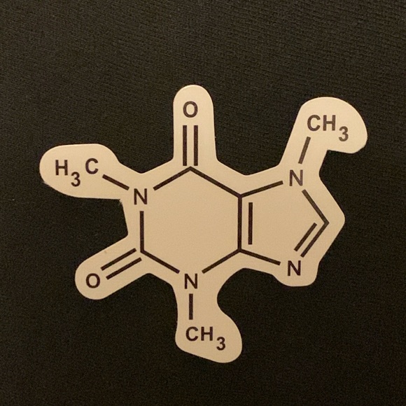 Accessories | 1 In Bundle Caffeine Chemical Composition Coffee Sticker ...